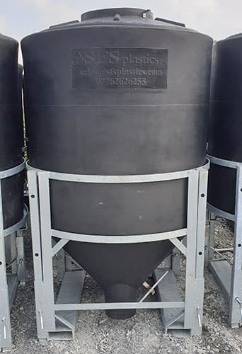 Plastic Storage Bunkers, Meal Bins, Chemical & Coal Bunkers - SFS Plastics